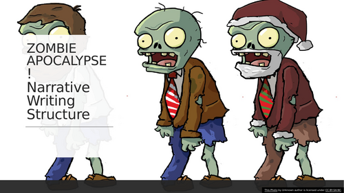 GCSE English Question 5 Narrative Writing Structure- Zombie Apocalypse ...