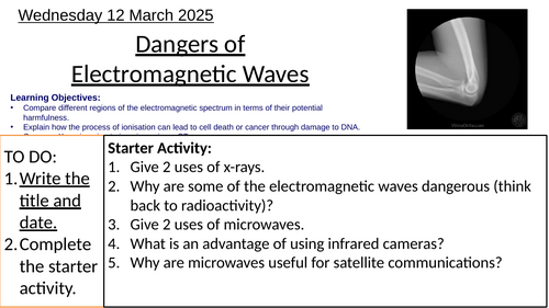 AQA GCSE Combined Science (Foundation) Physics: Electromagnetic Waves ...