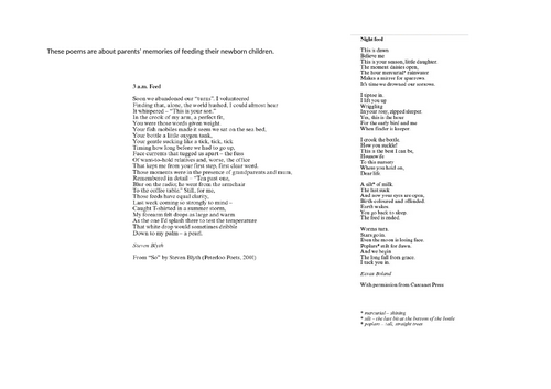 Unseen Poetry Practice | Teaching Resources