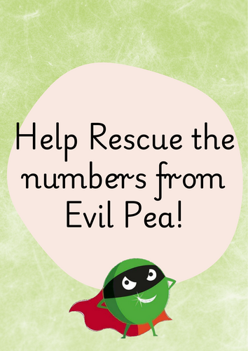 EYFS Evil Pea maths | Teaching Resources