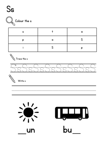 SATPIN phonics worksheets | Teaching Resources
