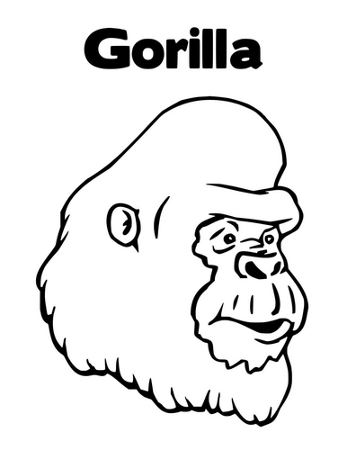 Explore Majestic Gorilla Coloring Pages - Downloadable Fun for All Ages ...