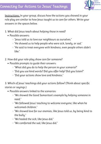 KS2 Gospel - What Would Jesus Do? - RE Unit - 6 Outstanding Lessons ...