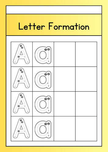 A-Z Letter Formation - 100+ activities! | Teaching Resources