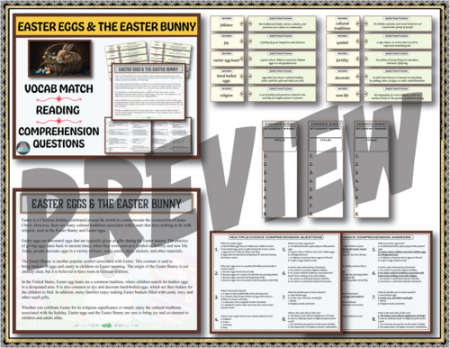 Understanding Easter Series: Easter Eggs & The Easter Bunny Reading ...