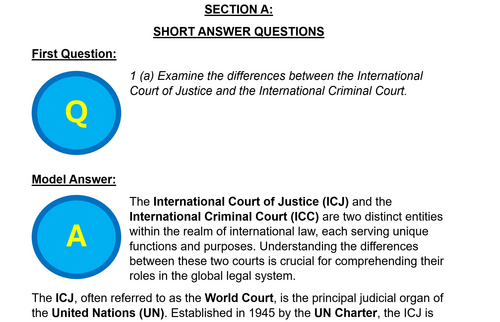 EDEXCEL A Level Politics Model Answers - Full Papers - Paper 3b Global ...