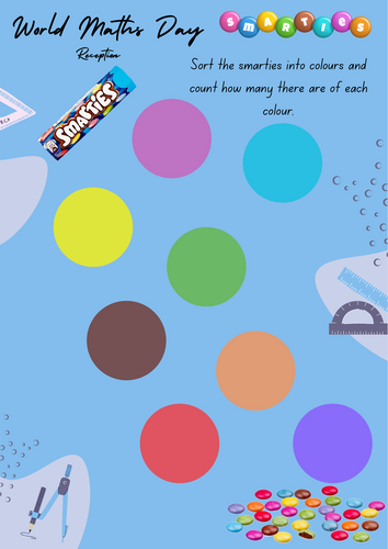 World Maths Day Whole School Smartie Challenge | Teaching Resources