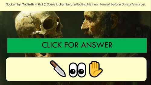 Macbeth Dingbats Quiz: Decode Shakespeare’s Quotes with Emojis ...