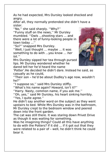 Harry Potter explore inverted commas | Teaching Resources