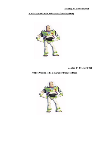 Toy Story 2 English Unit - Year 1 (with resources) | Teaching Resources