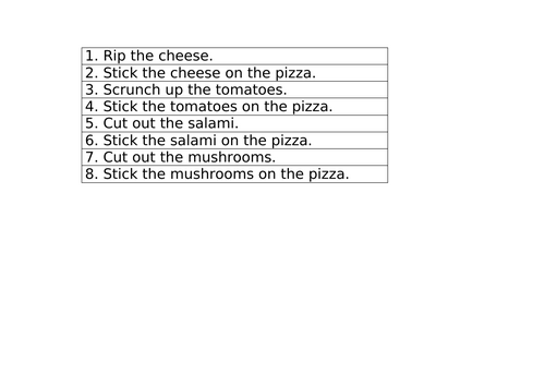 Year 1 Instruction Writing Unit (with resources) | Teaching Resources