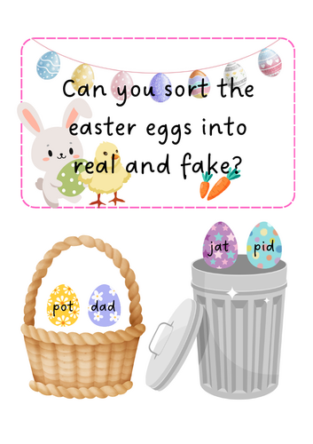 Easter Provision Phonics bundle | Teaching Resources