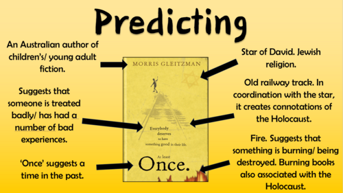Once - Morris Gleitzman - Chapters 1-2 - Double Lesson! | Teaching ...