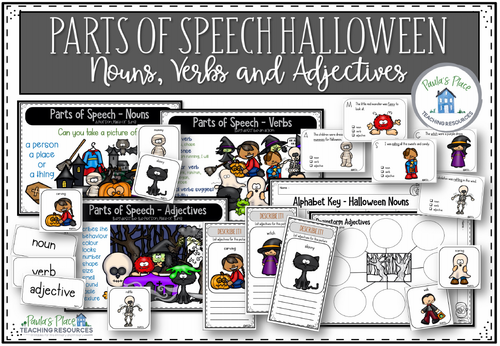 Halloween Parts of Speech | Teaching Resources