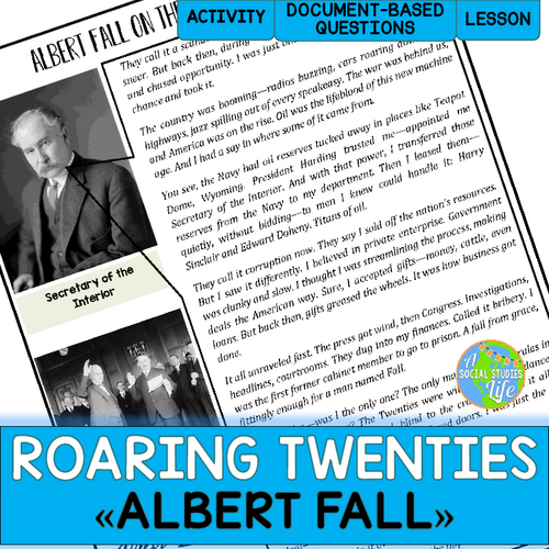 Albert Fall on the Teapot Dome Scandal and Roaring Twenties POV ...