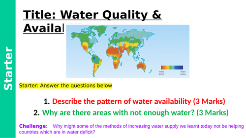 Unit 4. Water and its Management CIE IGCSE Environmental Management ...