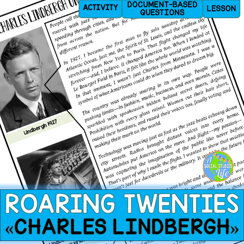 Charles Lindbergh on the Roaring Twenties POV | Teaching Resources