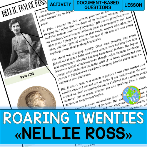 Nellie Tayloe Ross on the Roaring Twenties POV | Teaching Resources