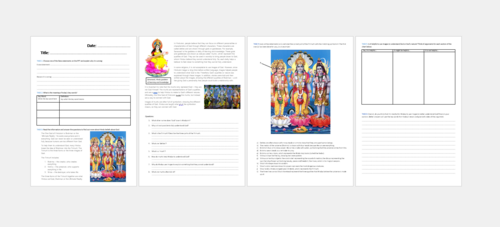 KS3 Hinduism: Hindu Beliefs About God - Full Lesson and Resources ...