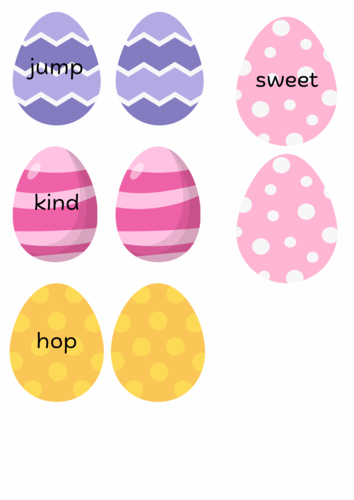 Easter adjective and verb activity | Teaching Resources