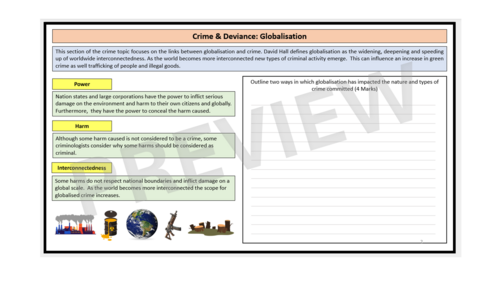 Crime & Deviance: Globalisation, Green Crime, & State Crime | Teaching ...