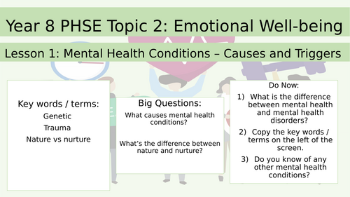 KS3 PSHE - Mental Health | Teaching Resources