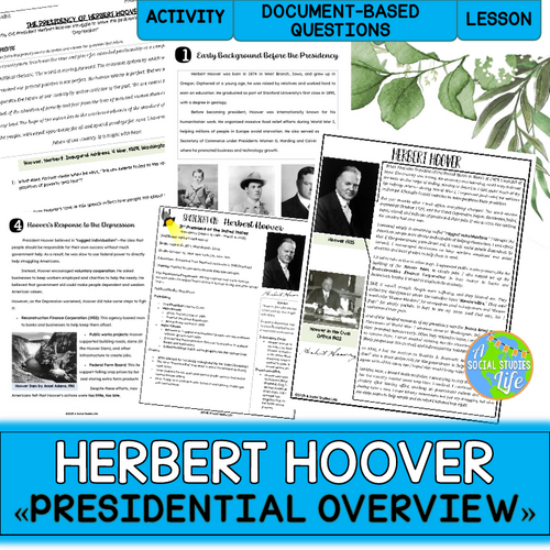 Herbert Hoover Presidency Overview | Teaching Resources