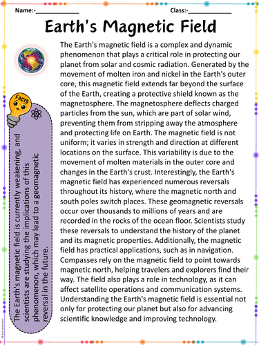Exploring Earth's Magnetic Field: Key Insights and Questions | Teaching ...