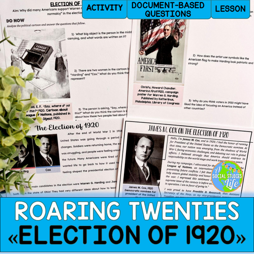 Election of 1920 | Teaching Resources