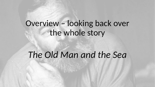 The Old Man and the Sea scheme of work | Teaching Resources