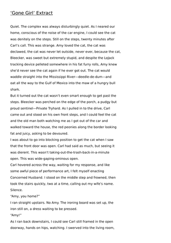 English Language Structure Revision Aqa Gcse Paper 1 Question 3 Teaching Resources