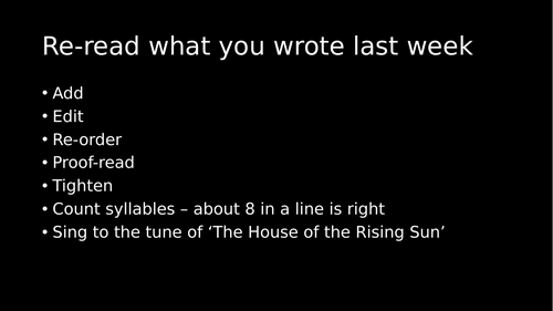 Ballad-writing creative poetry scheme of work | Teaching Resources