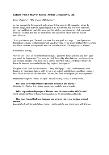 CCEA GCSE English Lit, Unseen Prose Pack | Teaching Resources