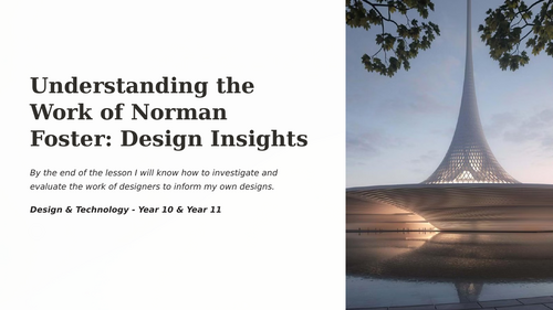 AQA DT Designing and Making Principles - The Work of Others - Norman ...