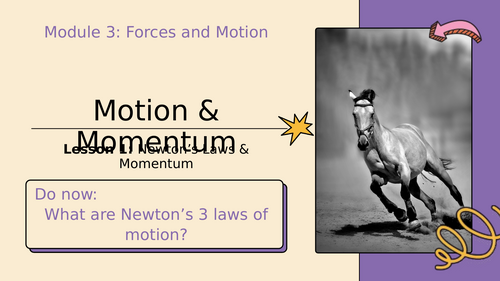 OCR A level Physics- Motion and Momentum *complete* lesson series ...