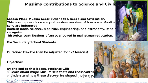 Muslims Contributions to Science and Civilization | Teaching Resources
