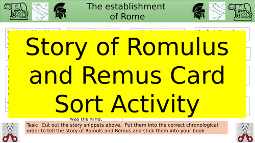 Rome - The Foundation - Geographical / Romulus and Remus / Aeneas ...