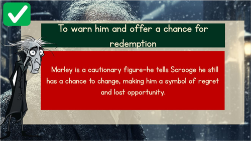 A Christmas Carol Flashcard Quiz for GCSE | Test Themes, Characters ...