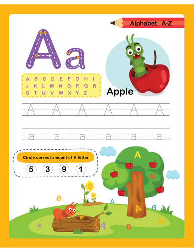 Improve Letter Writing Skills with ABC Worksheets Interactive Letter ...