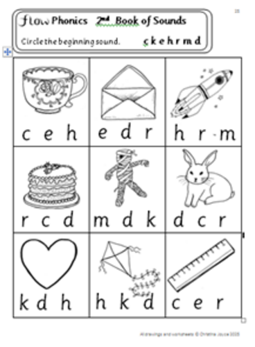 CKEHRMD Phonics My 2nd Book of Sounds 25 pages | Teaching Resources