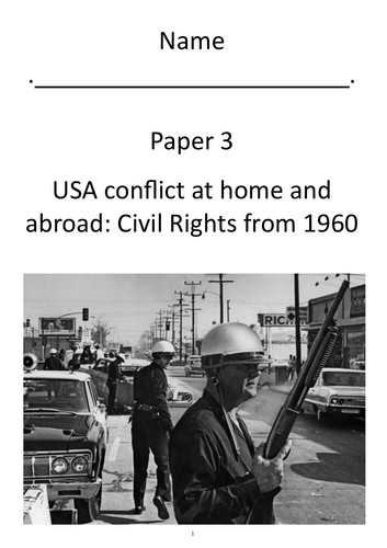 Civil Rights 1954 to 1970 (inc. work books) | Teaching Resources