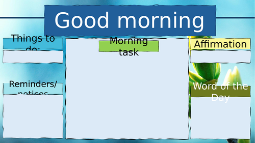 Good Morning PPT | Teaching Resources