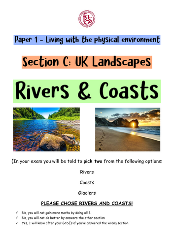 AQA GCSE Geography Paper 1 Revision Clocks and Mind Maps | Teaching ...