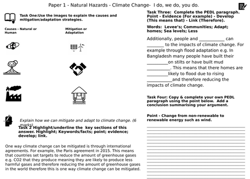 AQA GCSE Geography Paper 1 and Paper 2 Exam Practice | Teaching Resources