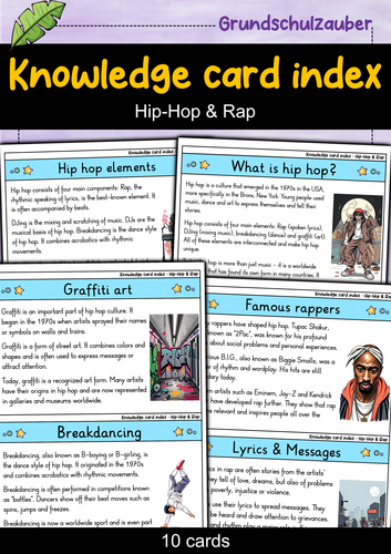 Hip-Hop Culture – Flashcards on History, Rap, DJing, and Breakdance ...