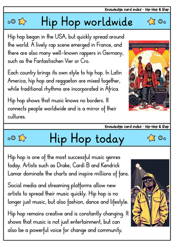 Hip-Hop Culture – Flashcards on History, Rap, DJing, and Breakdance ...