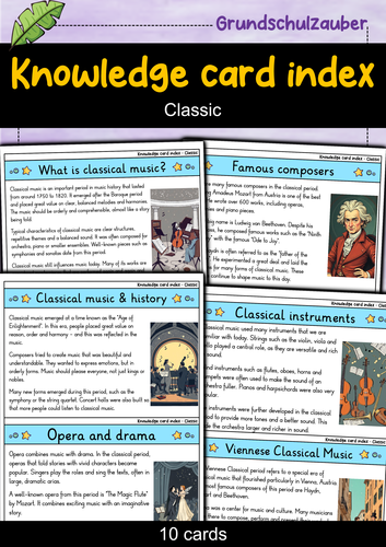 Classical Music - Flashcards on History, Composers, and Styles ...