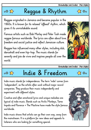 Pop Styles - Flashcards on History, Genres, and Iconic Artists ...