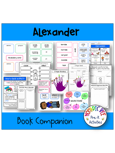 Alexander and the Horrible, Terrible, Very Bad Day Activities ...