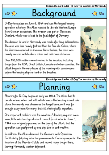 D-Day - Flashcards on the Normandy Invasion, Key Events, and Historical ...